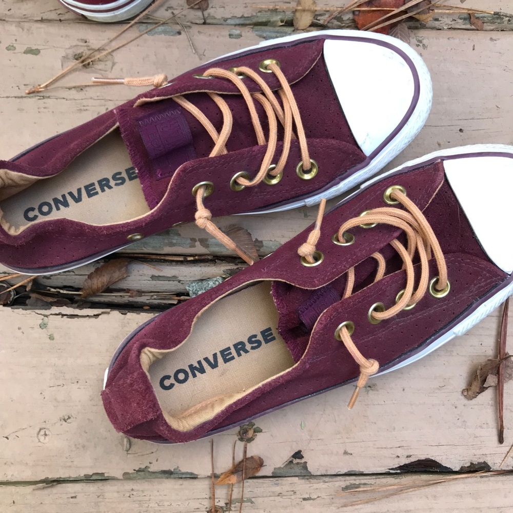 Converse Suede Leather All Star Sneakers - Gem